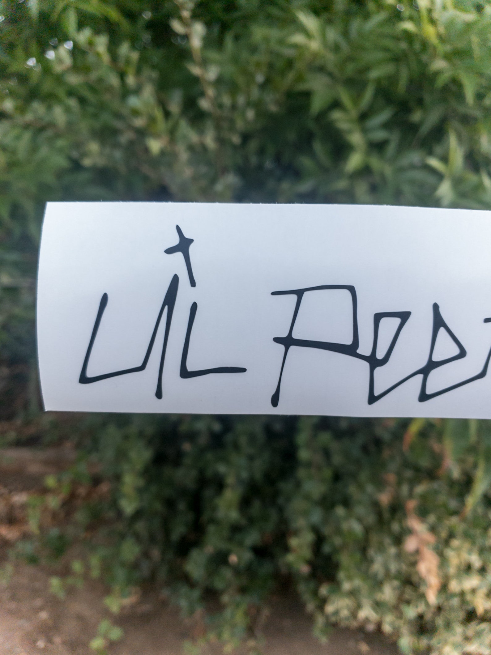 Lil Peep Decal Lil Peep Signature Decal Lil Peep Sticker - Etsy Australia