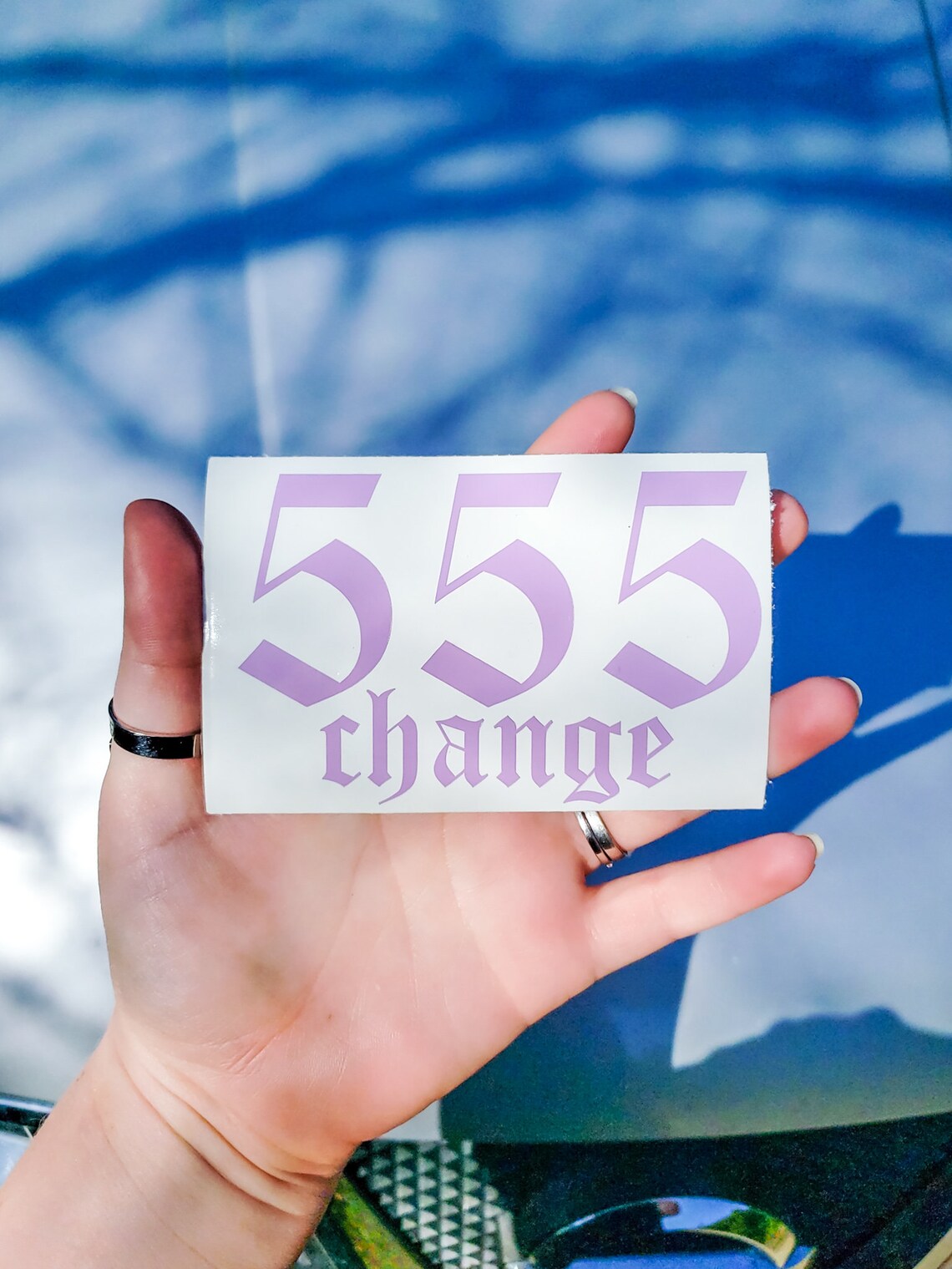 Angel Number Decal, Holographic Car Decal, Laptop Decal, Water Bottle ...