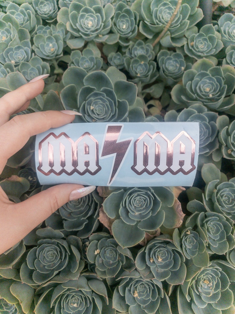 Mama Car Decal Personalized Car Decal Holographic Decal - Etsy