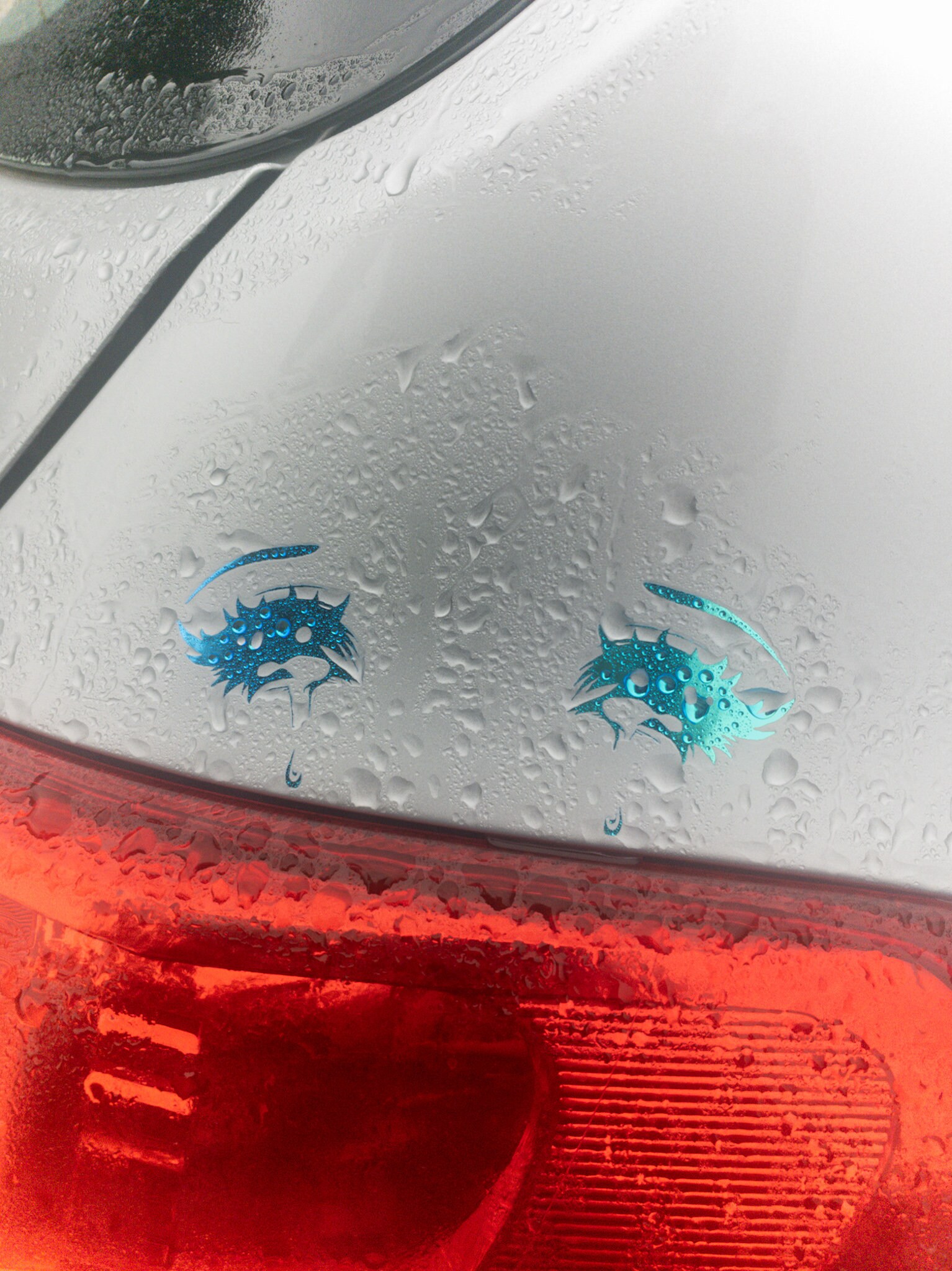 Crying Eyes Anime Decal Anime Sticker Anime Eyes Decal | Etsy