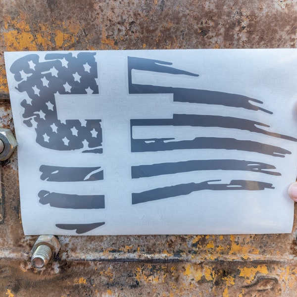 American Flag Decal - Etsy