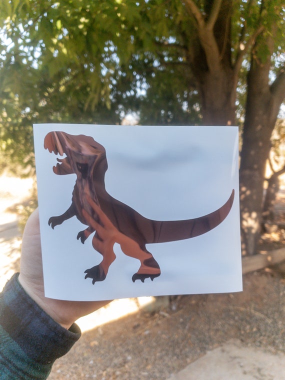 T-rex Decal Tyrannosaurus Rex Sticker Dinosaur Car Decal - Etsy