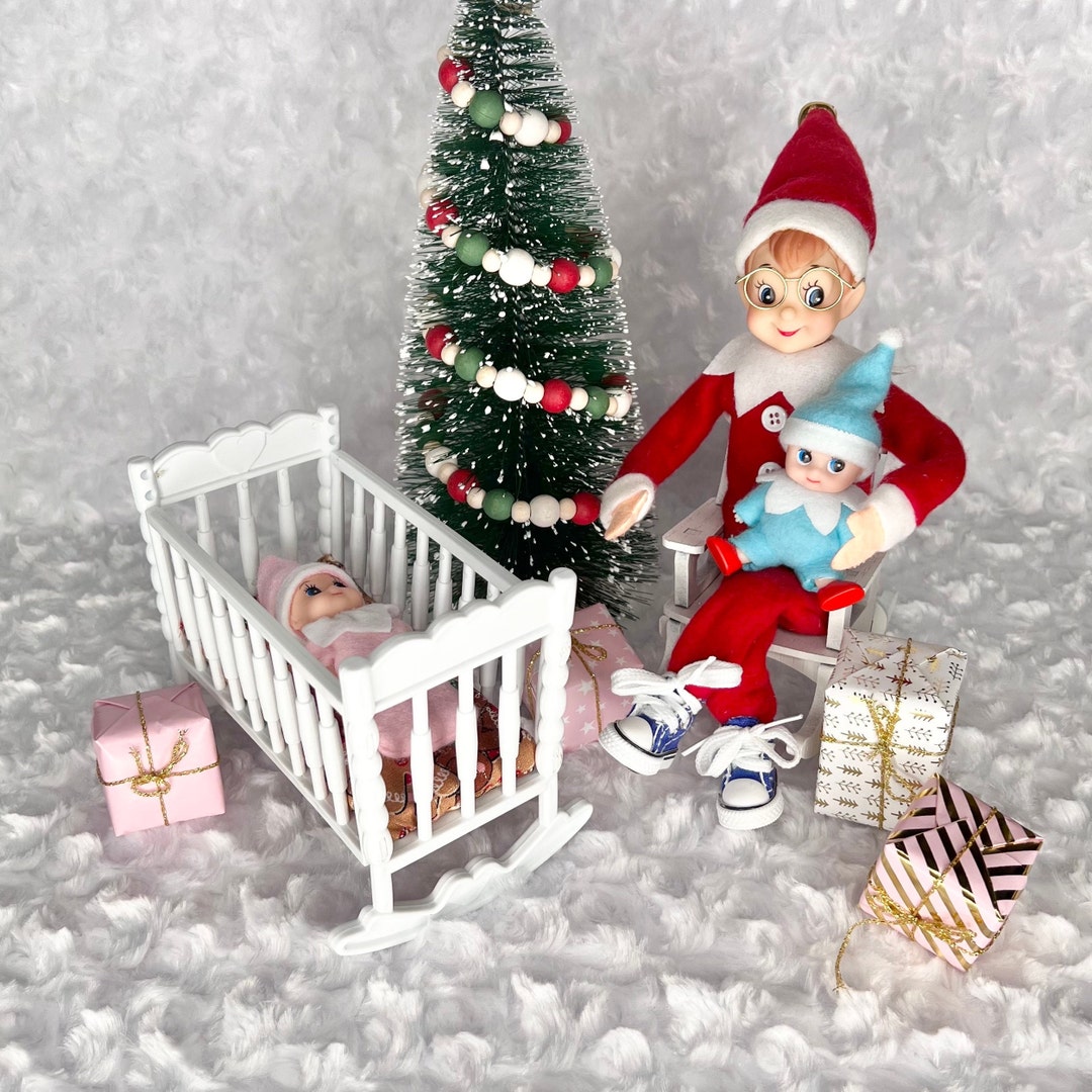 Elf Baby Plastic Cradle - Prop, Santa Baby, Toddler, Crib, Bed - Etsy