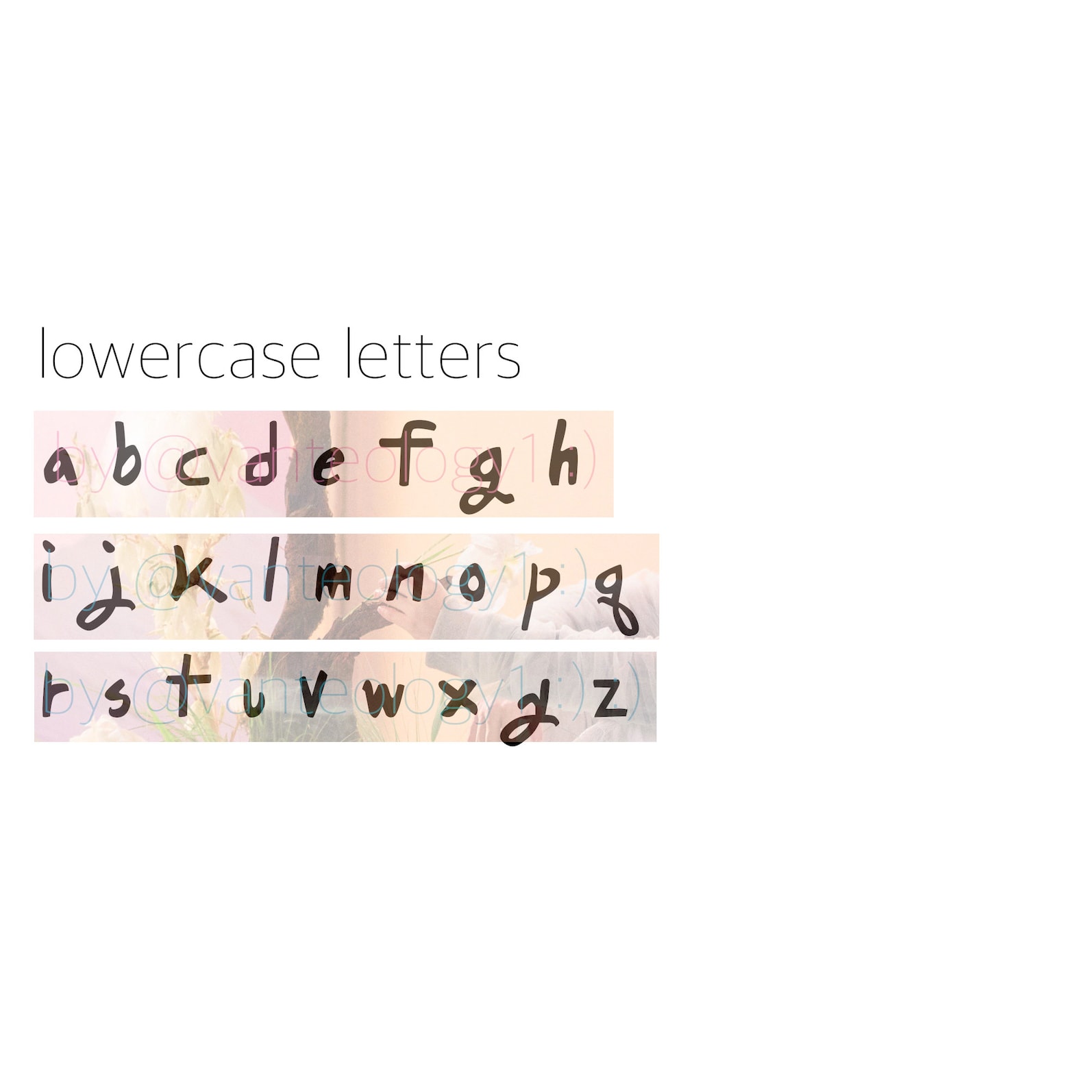 BTS FONT - Jimin's Handwriting (english) - Etsy