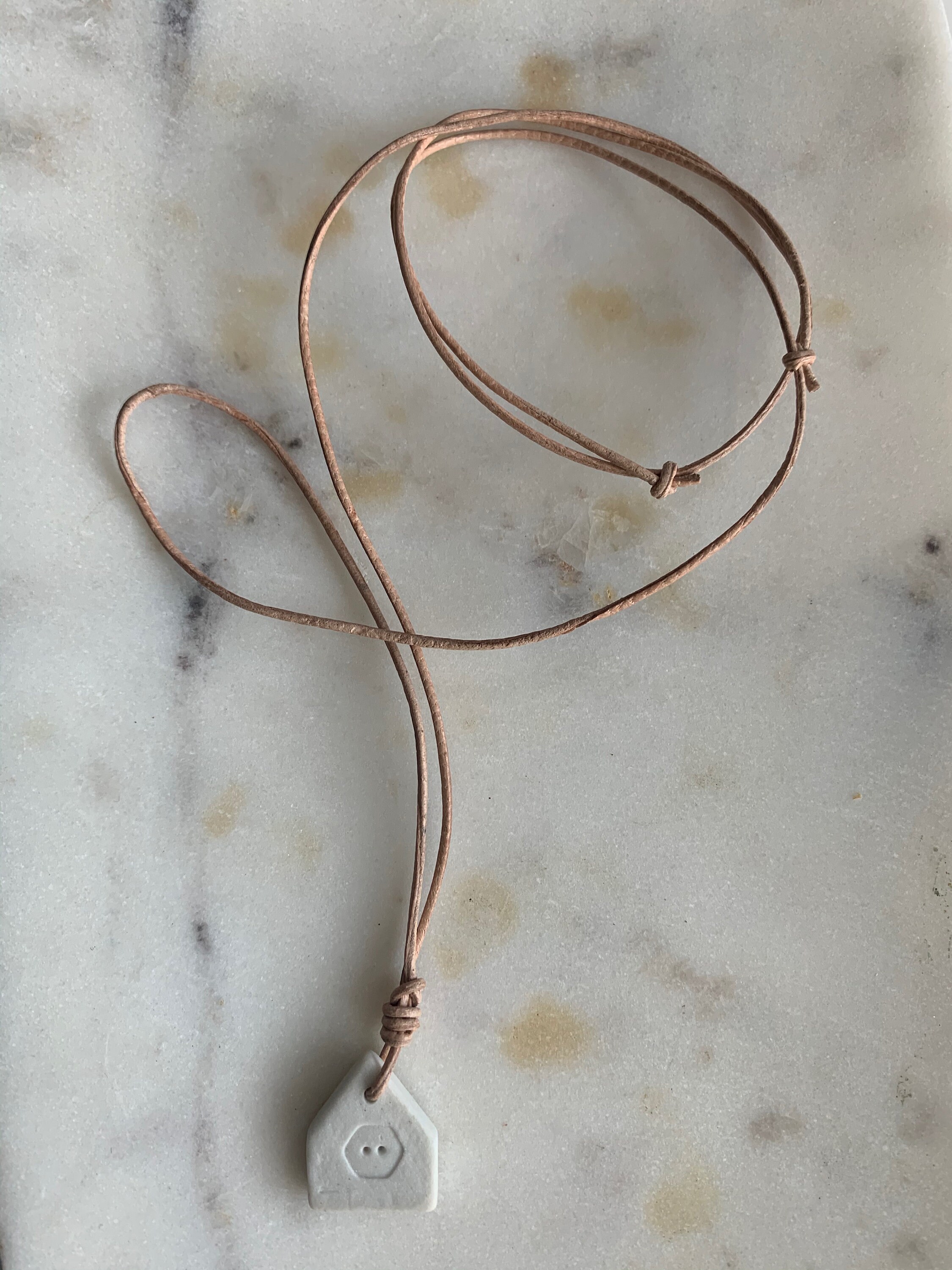 Tiny House Necklace - Etsy