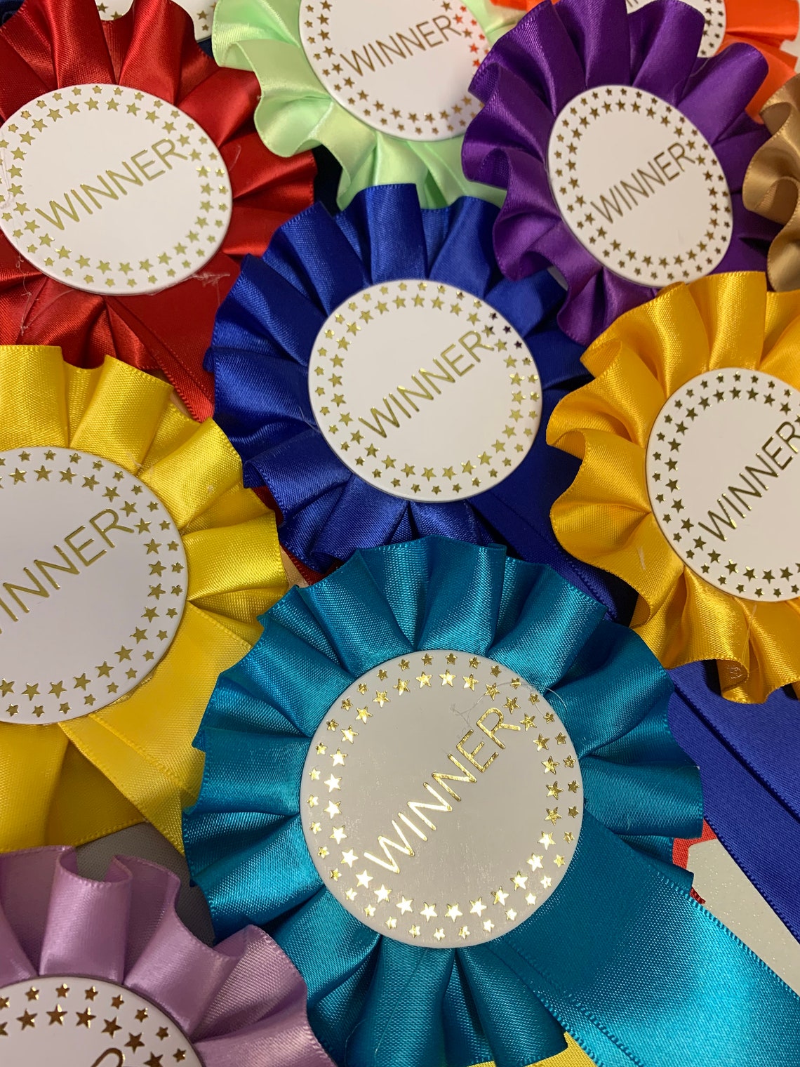 10 X Winner Rosettes - Etsy