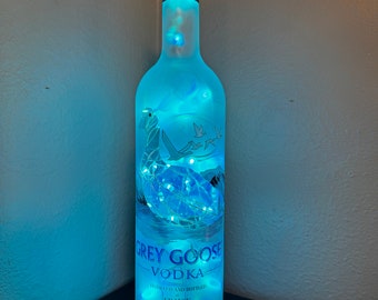 Grey Goose Vodka LED Liquor Bottle Light - Etsy