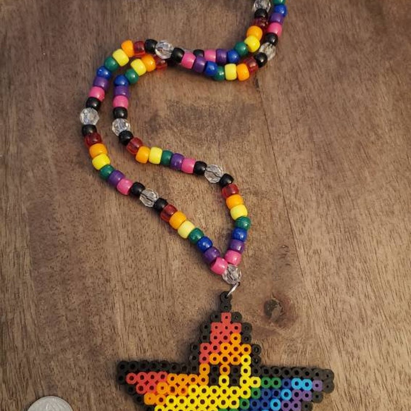 Perler Bead Necklace - Etsy