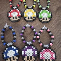 Mario - Paper Mario N64 Perler Sprite - Etsy