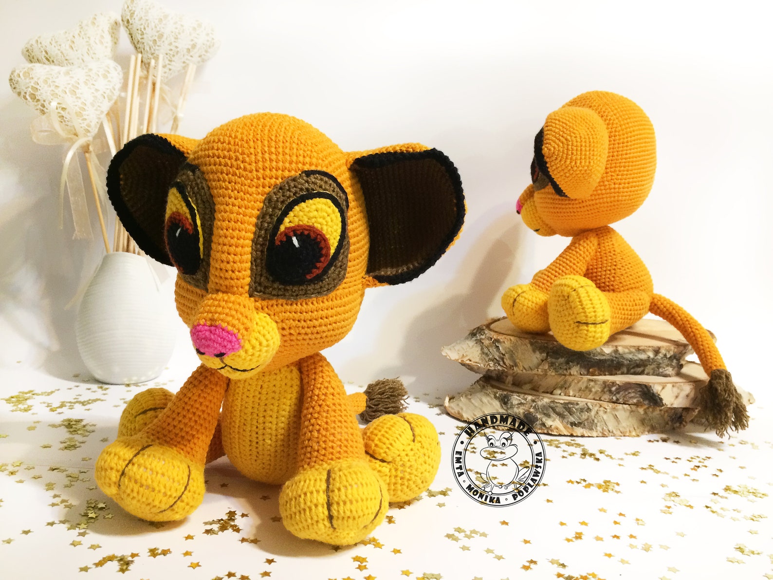 SIMBA the Lion King Amigurumi Lion Disney Crochet Toy | Etsy