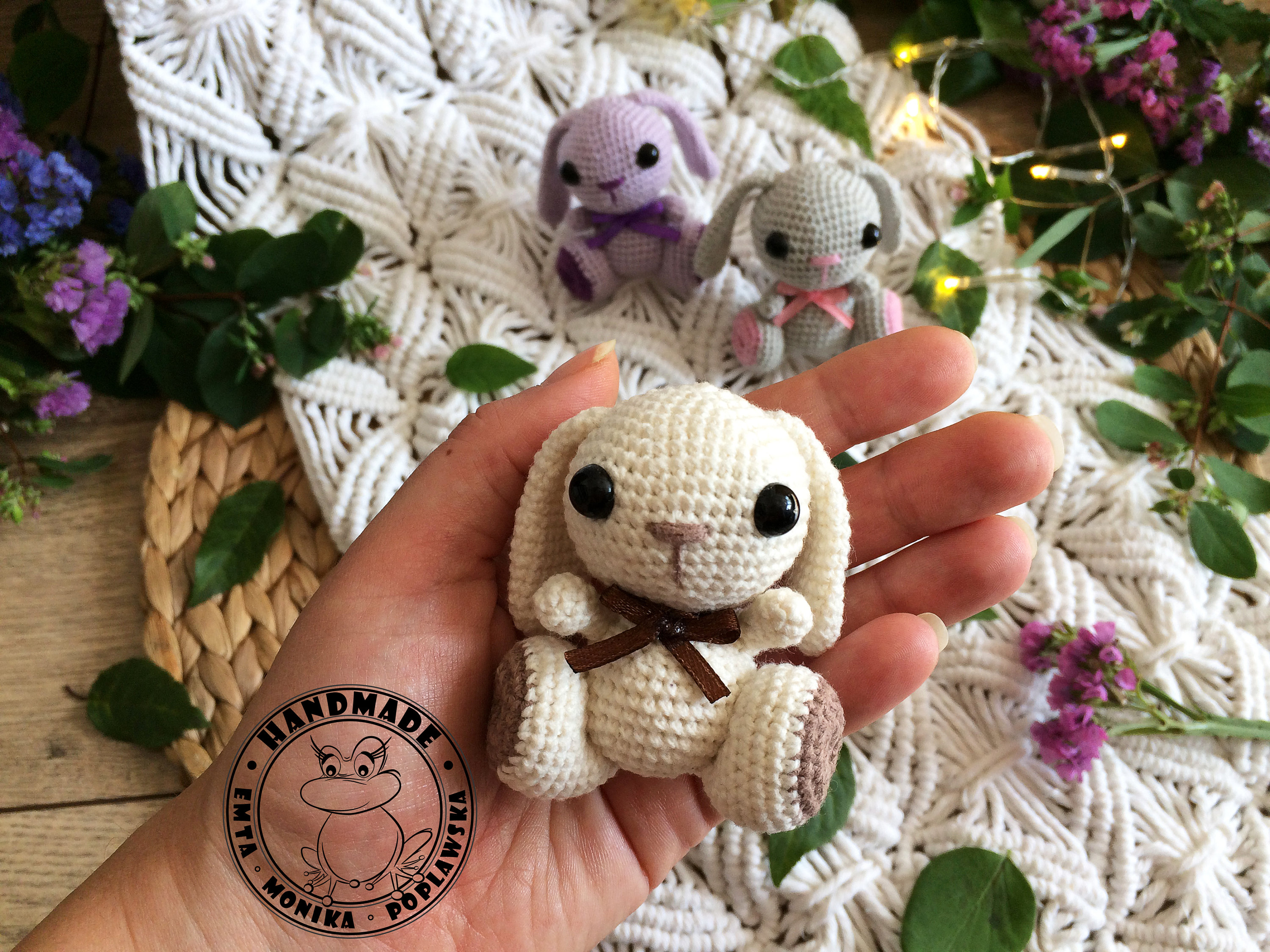 Crochet Little Bunny Baby Amigurumi Bunny Newborn Toy Newborn - Etsy