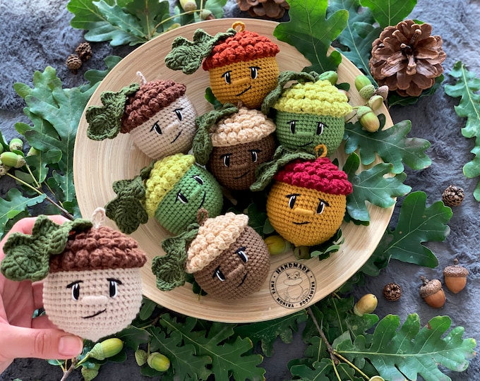 MR. ACORN the Funny Forest Creature Decorative Acorn Big Plush Toy ...