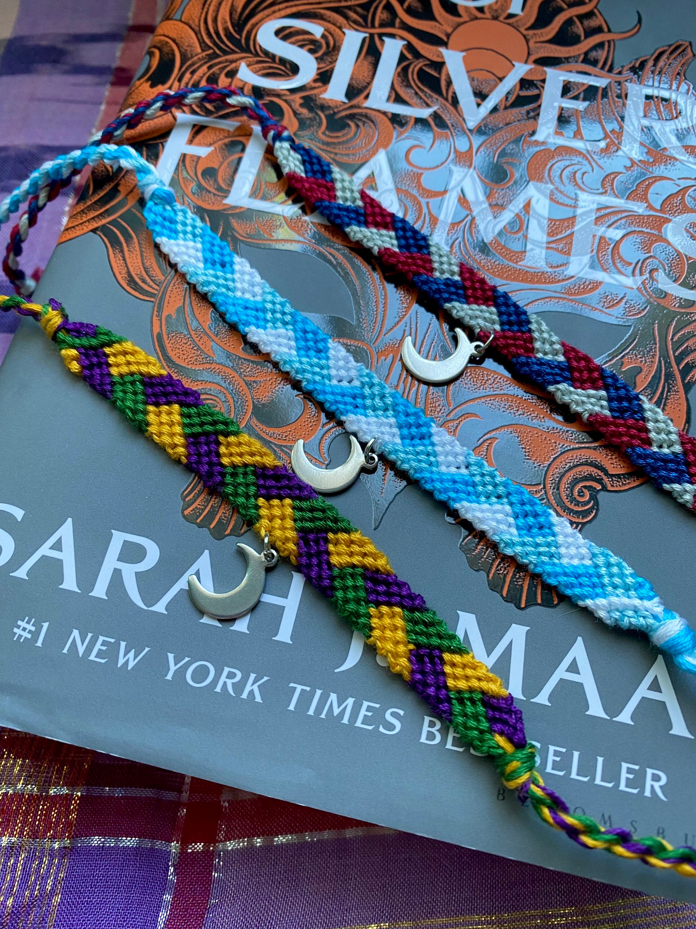 Valkyrie ACOSF Inspired Charm Friendship Bracelets Nesta, Emerie & Gwyn ...