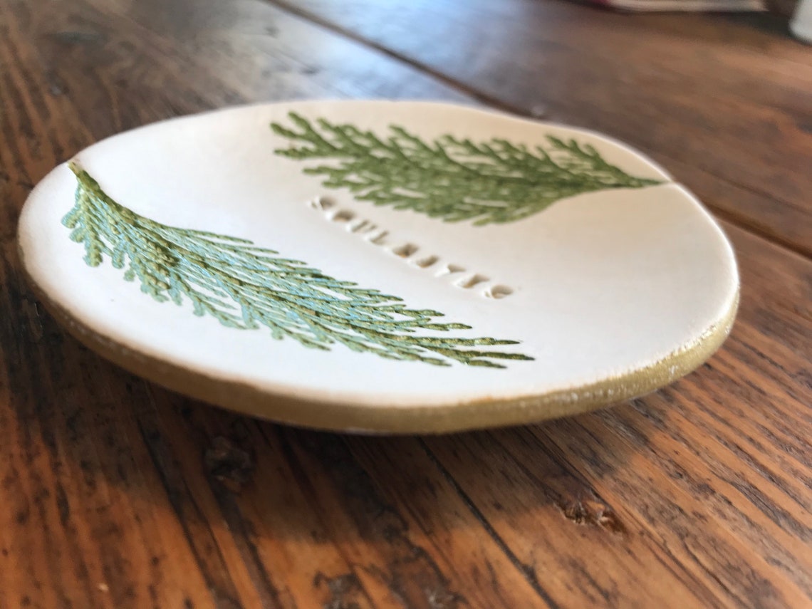 Handmade Personalised Jewellery/trinket Plate/dish With an ...