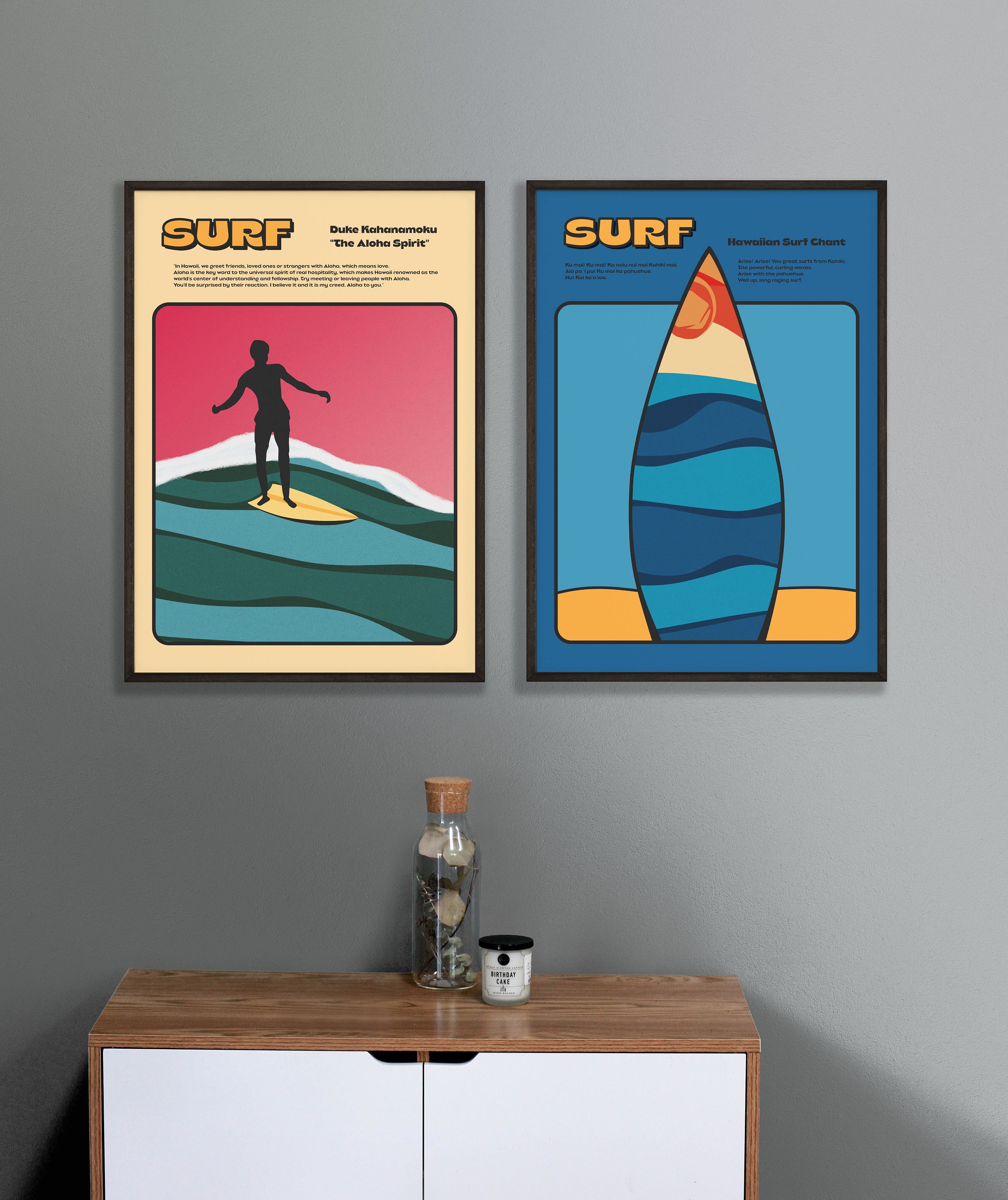 Surf Poster, the Aloha Spirit, Surf Decor, Affiche Surf, Hawaii Poster ...