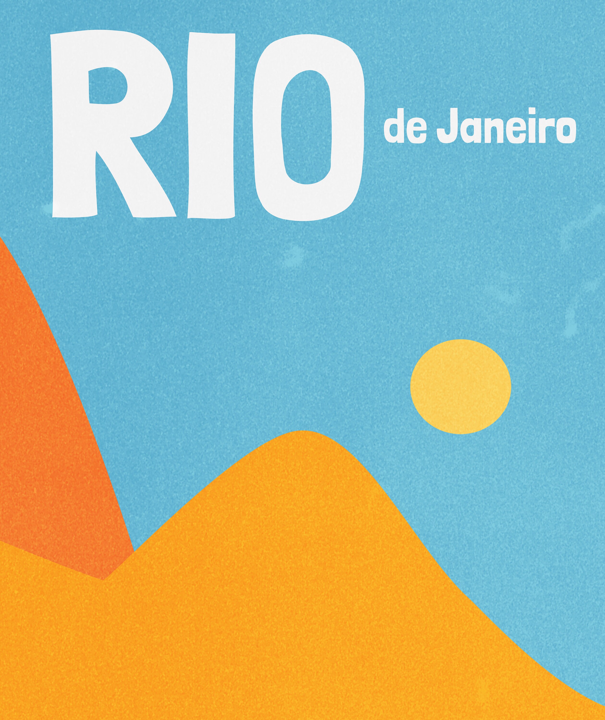 Rio De Janeiro Travel Poster, Brazilian Art, Bossa Nova, Midcentury ...