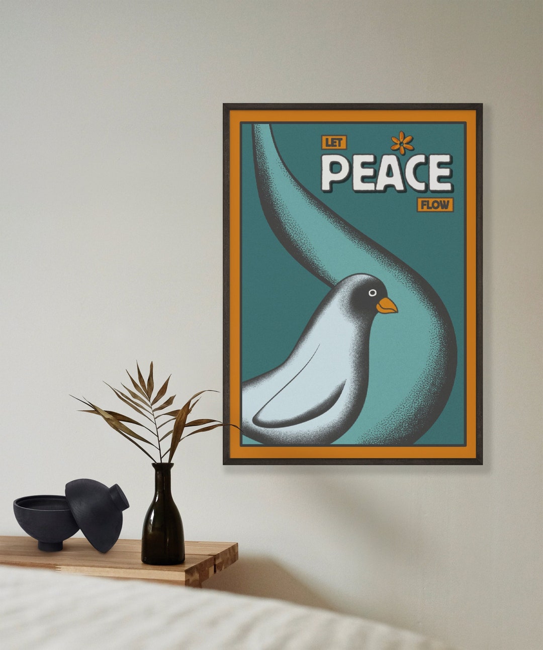 Peace Poster, Affiche, Vintage Style Poster, Album Cover Posters, Hygge ...