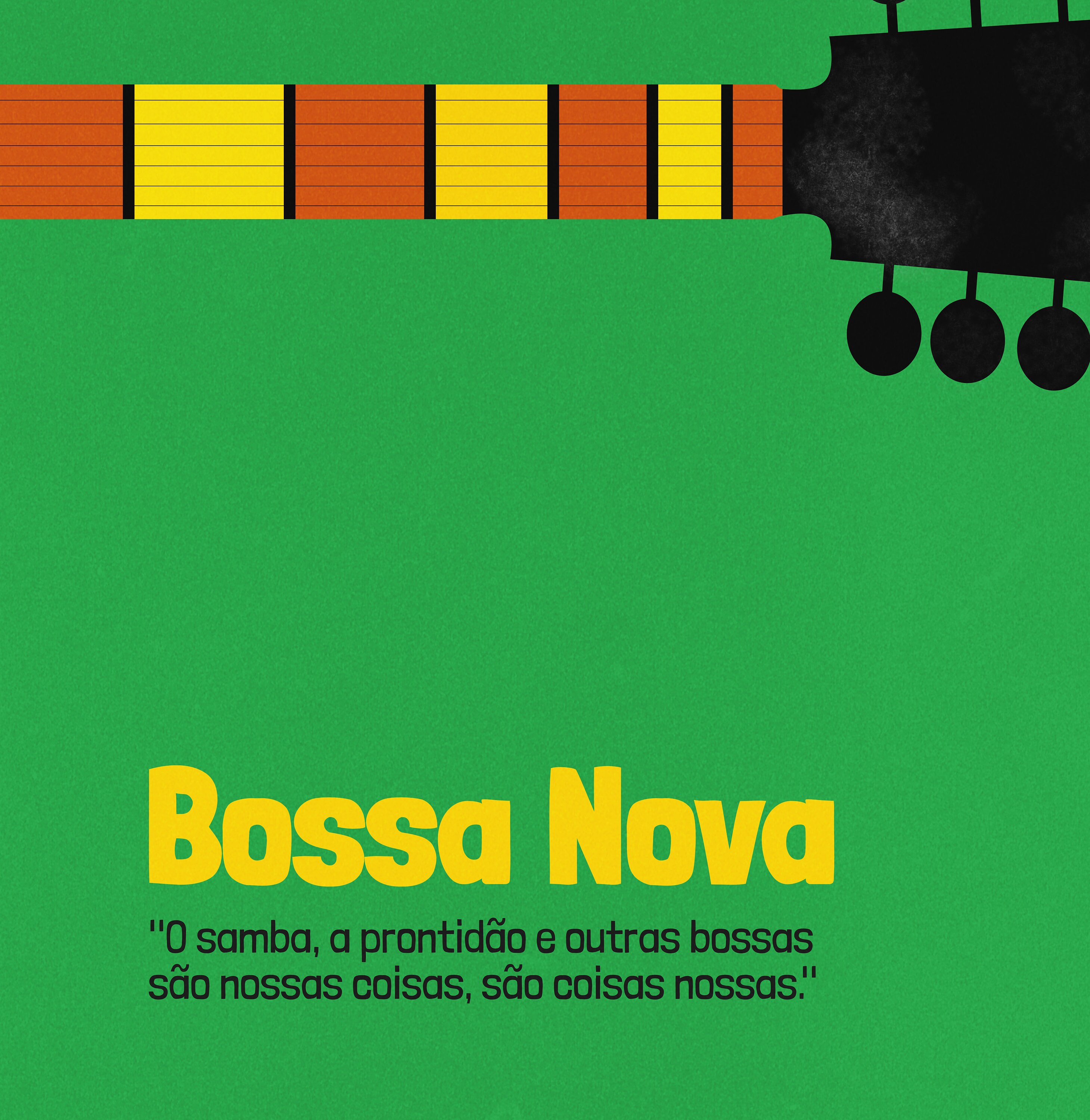 Bossa Nova Poster Jazz Print Brazil Art Guitar Wall Art - Etsy