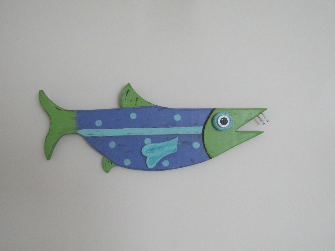 WOOD WALL FISH - Etsy