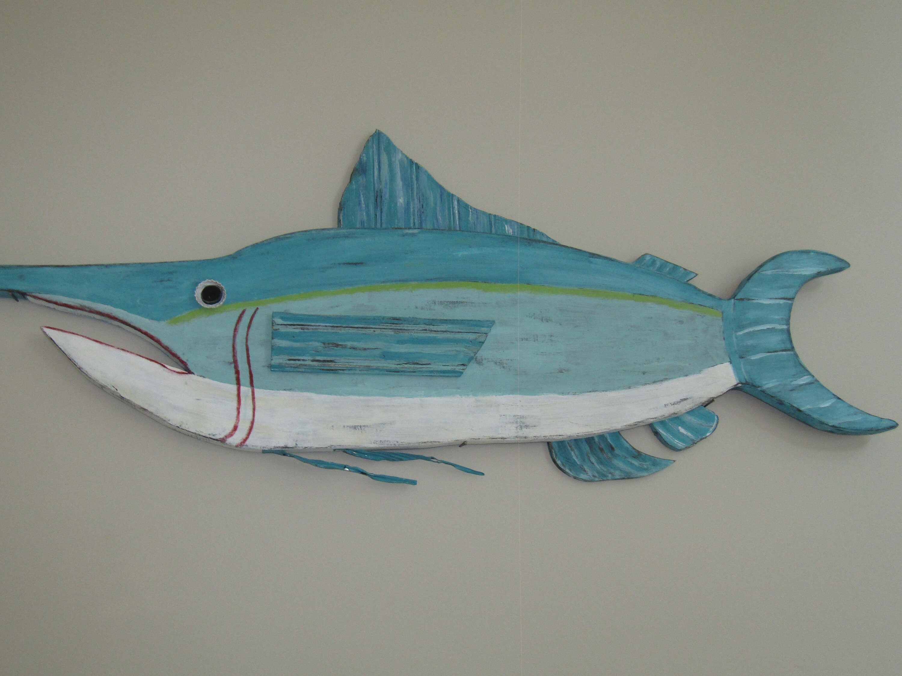 THE BIG TUNA/ Marlin/ Sailfish Wood Wall Fish - Etsy