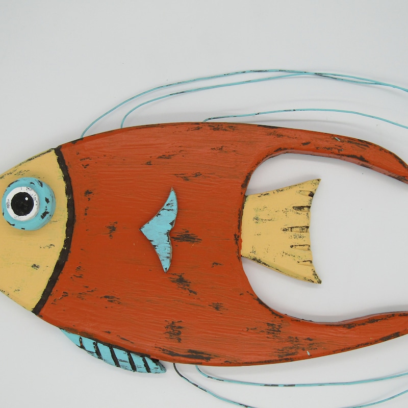 Wood Angel Fish - Etsy