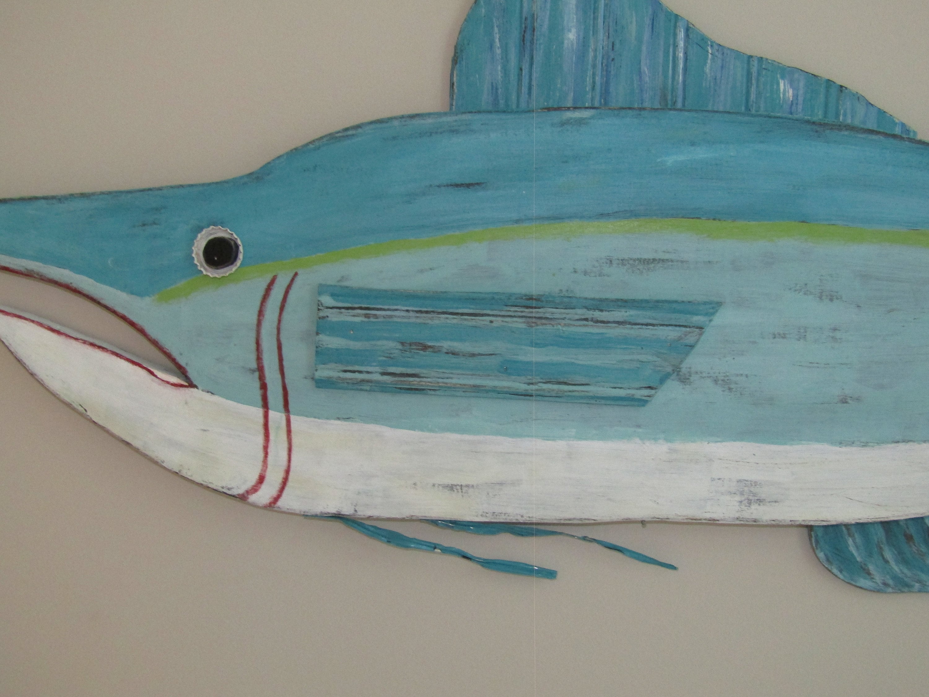 THE BIG TUNA/ Marlin/ Sailfish Wood Wall Fish - Etsy