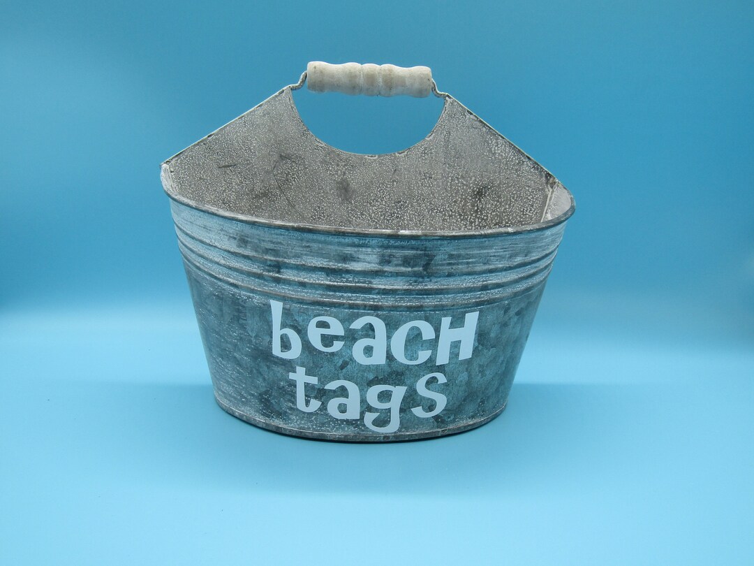 BEACH BADGE HOLDER - Etsy