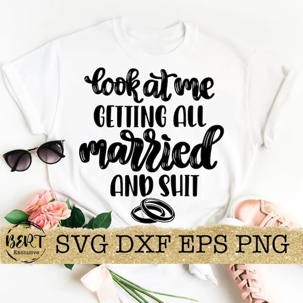 Wedding Getting Married Svg - Etsy