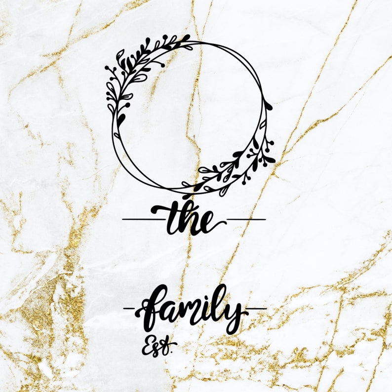 Family Name Svg Files Custom Svg Design Cut Files for Cricut | Etsy