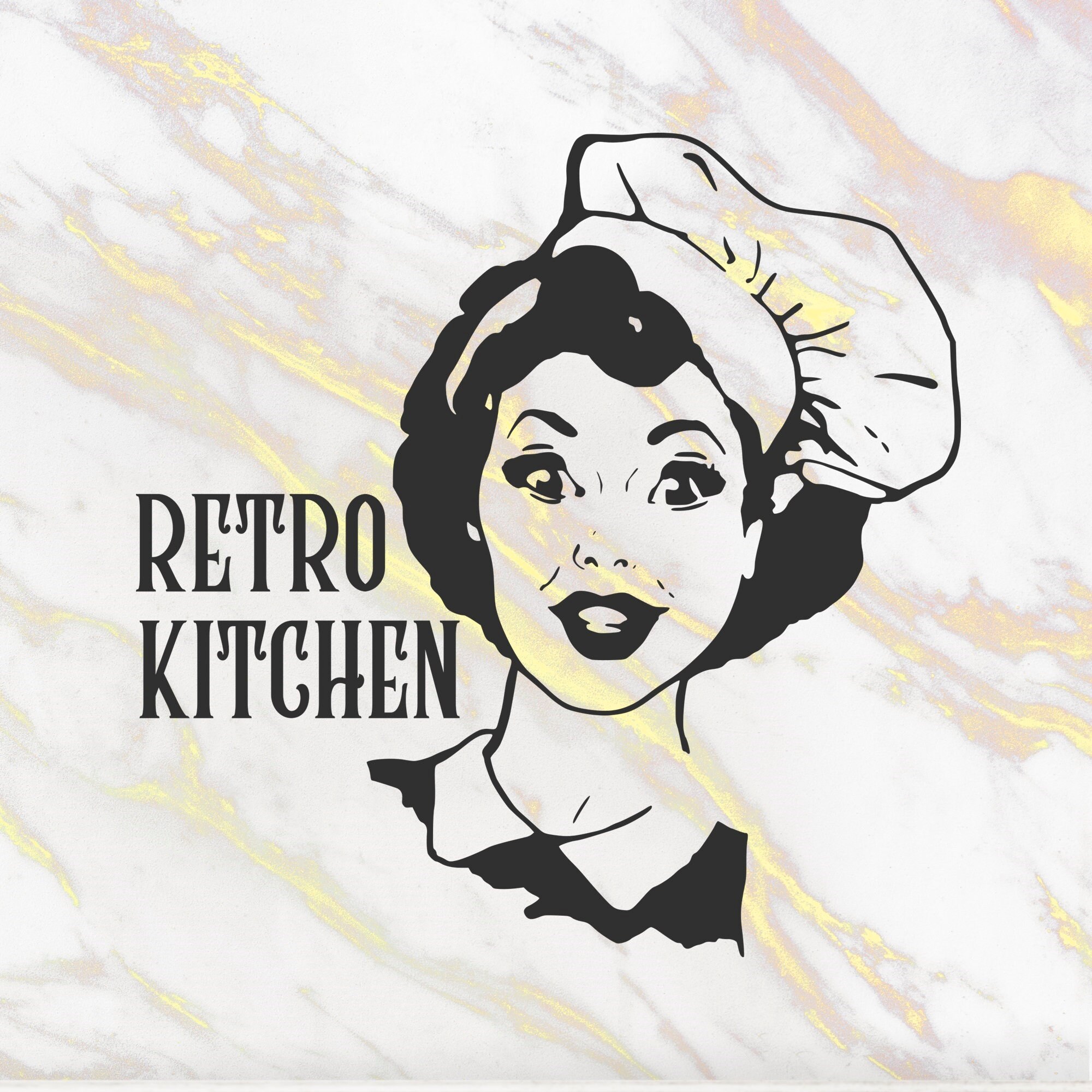 Old Fashioned Sign Cooker Svg Retro Kitchen Sign Svg Vintage - Etsy