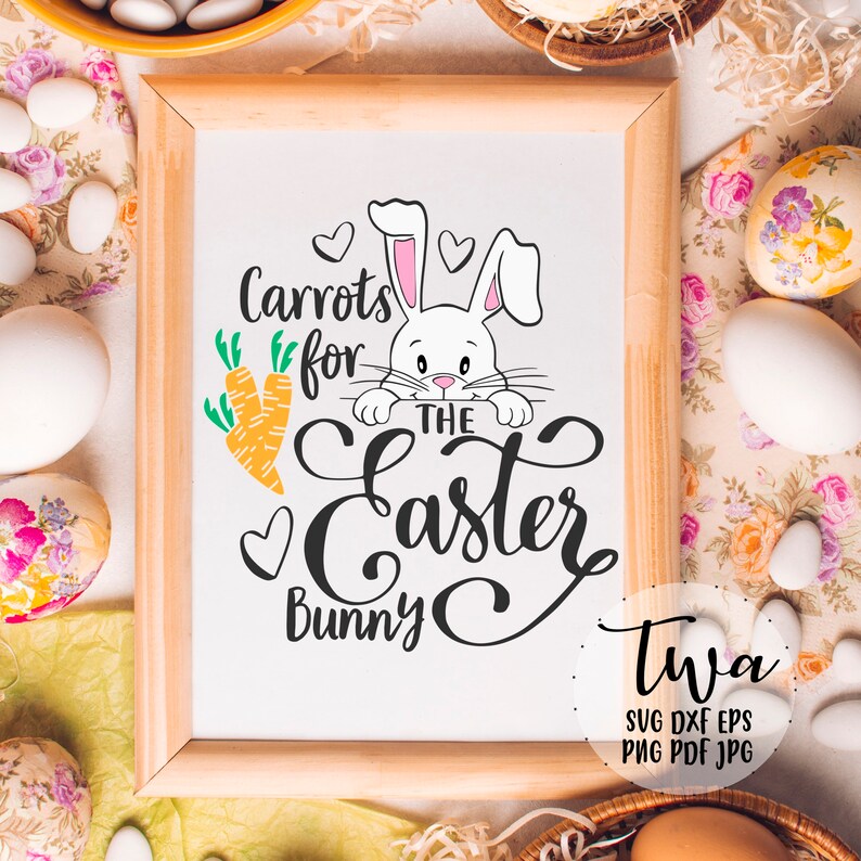 Carrots for the Easter bunny svg Easter cut files for cricut | Etsy