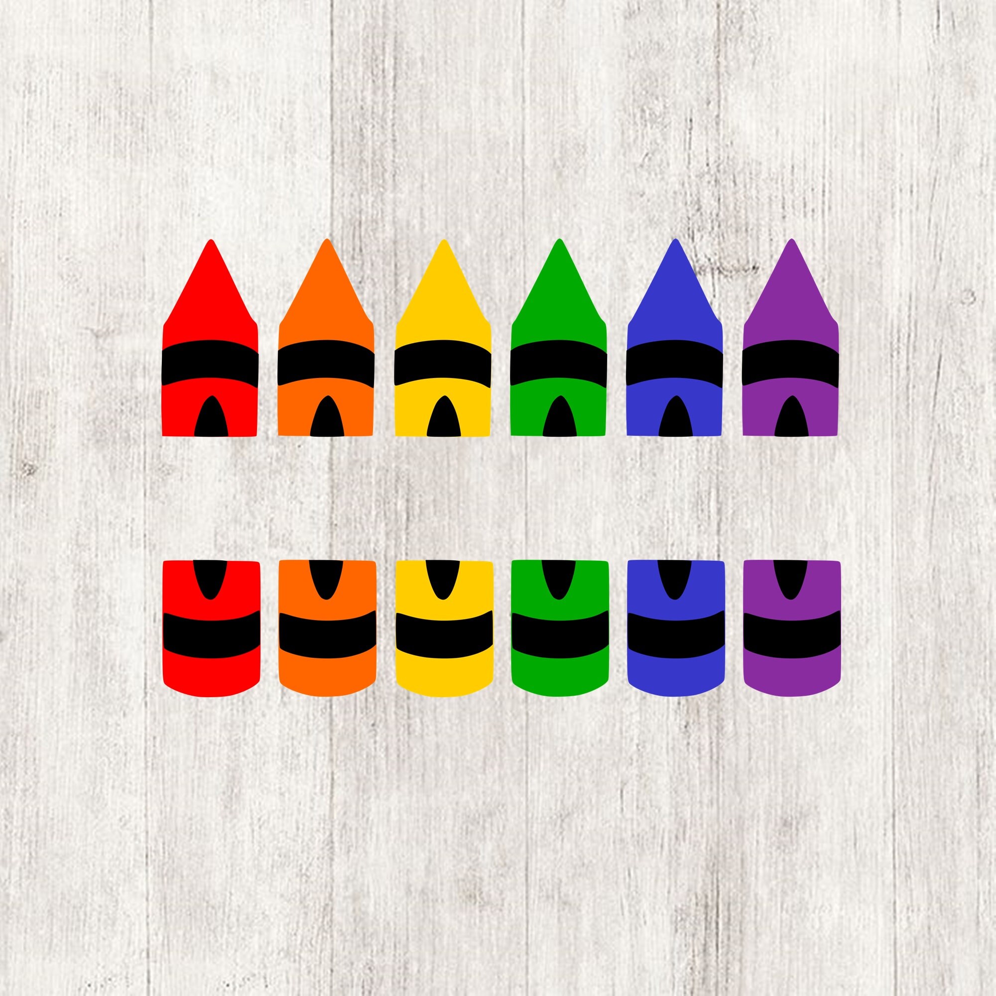 Crayon Split Monogram Svg Teacher Name Svg Custom Teacher Etsy