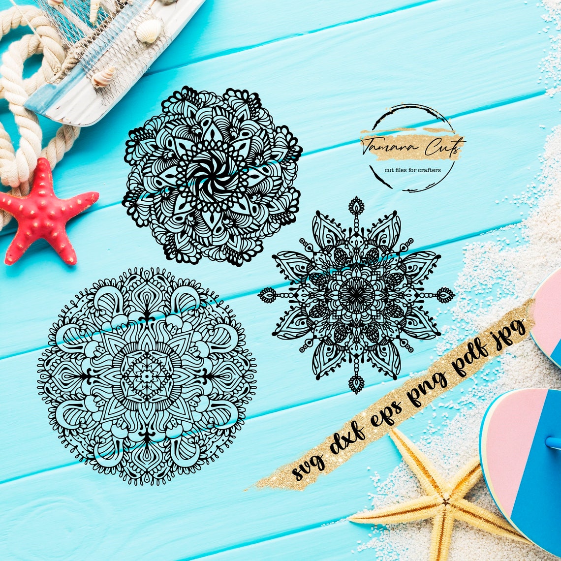 Mandala Svg Bundle Mandala Cut Files for Cricut Silhouette | Etsy