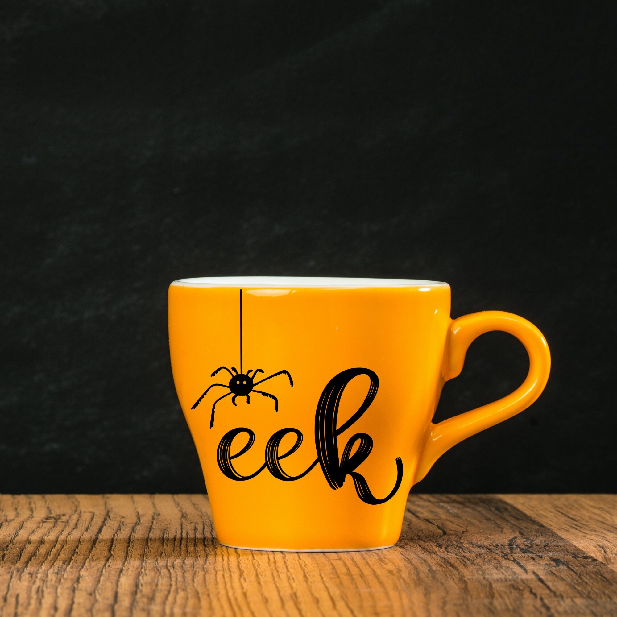 Eek Svg Halloween Sign Svg Spider Web Svg Scary Decor Svg - Etsy
