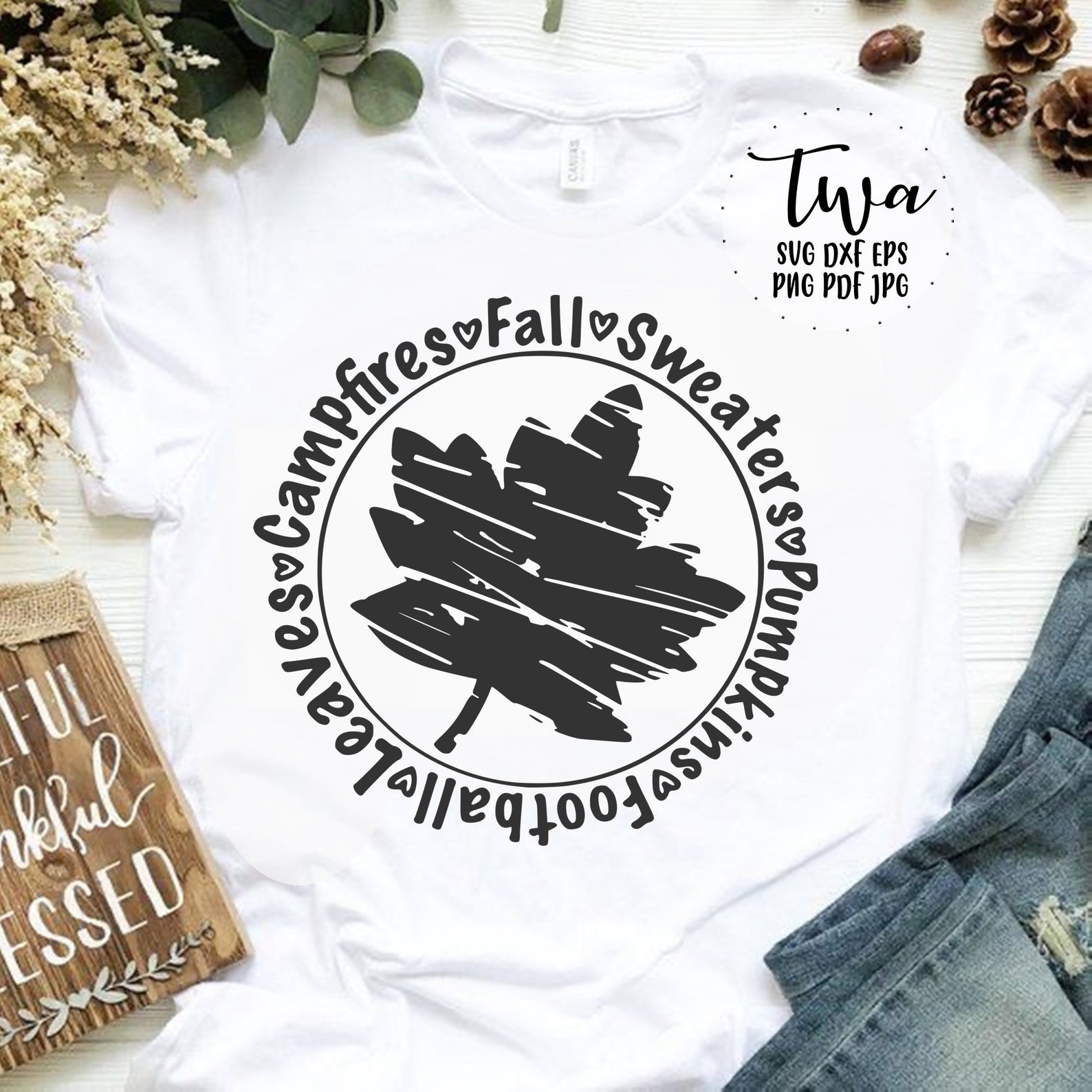 Fall Signs Bundle Svg Autumn Quotes Svg Bundle Fall Cut | Etsy