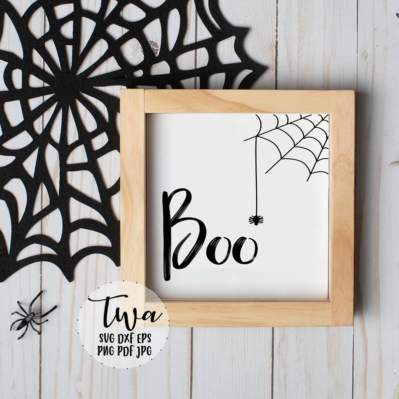 Halloween sign svg BOO sign svg scary decor svg Halloween | Etsy