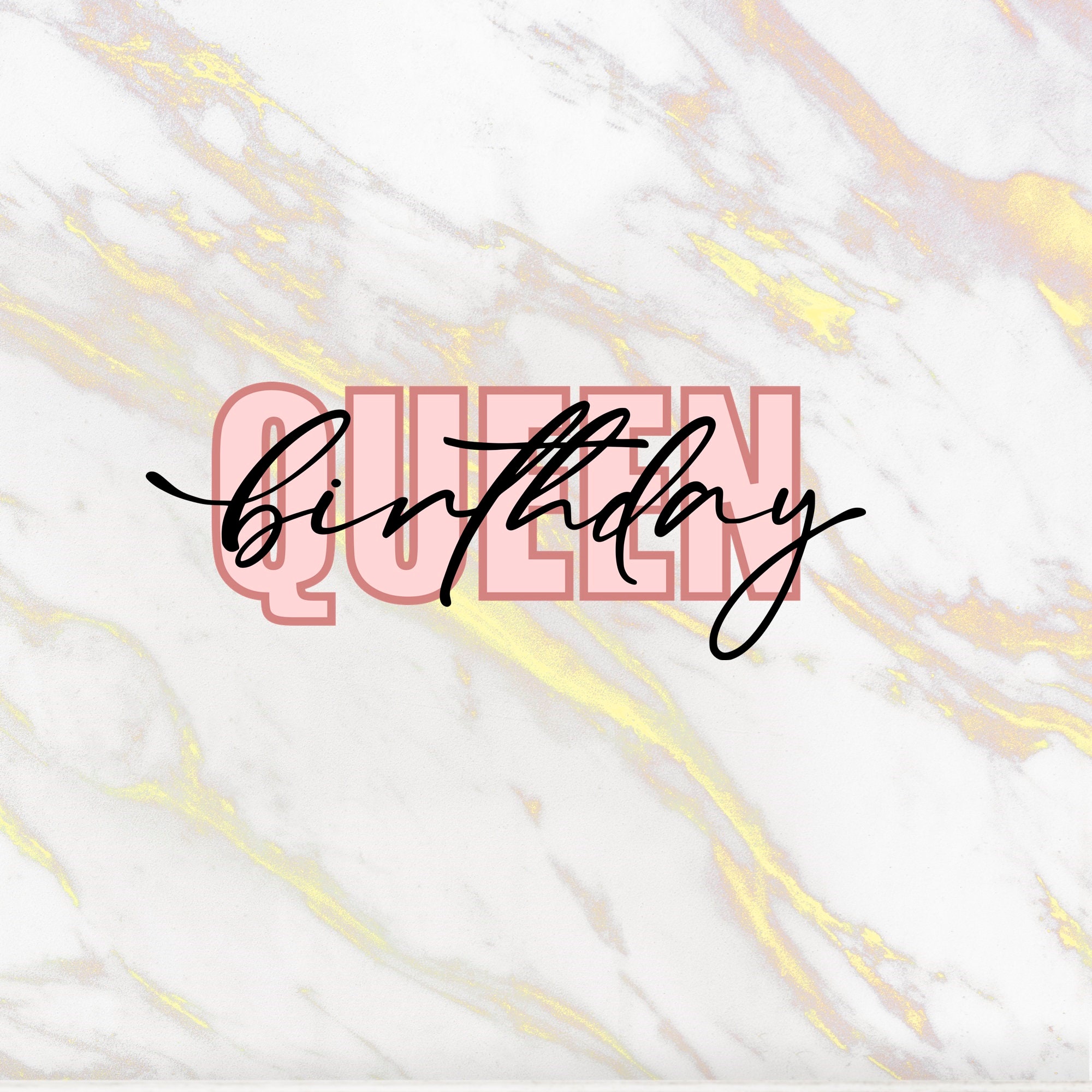 Cumpleaños reina svg archivos cortados para silueta cricut | Etsy