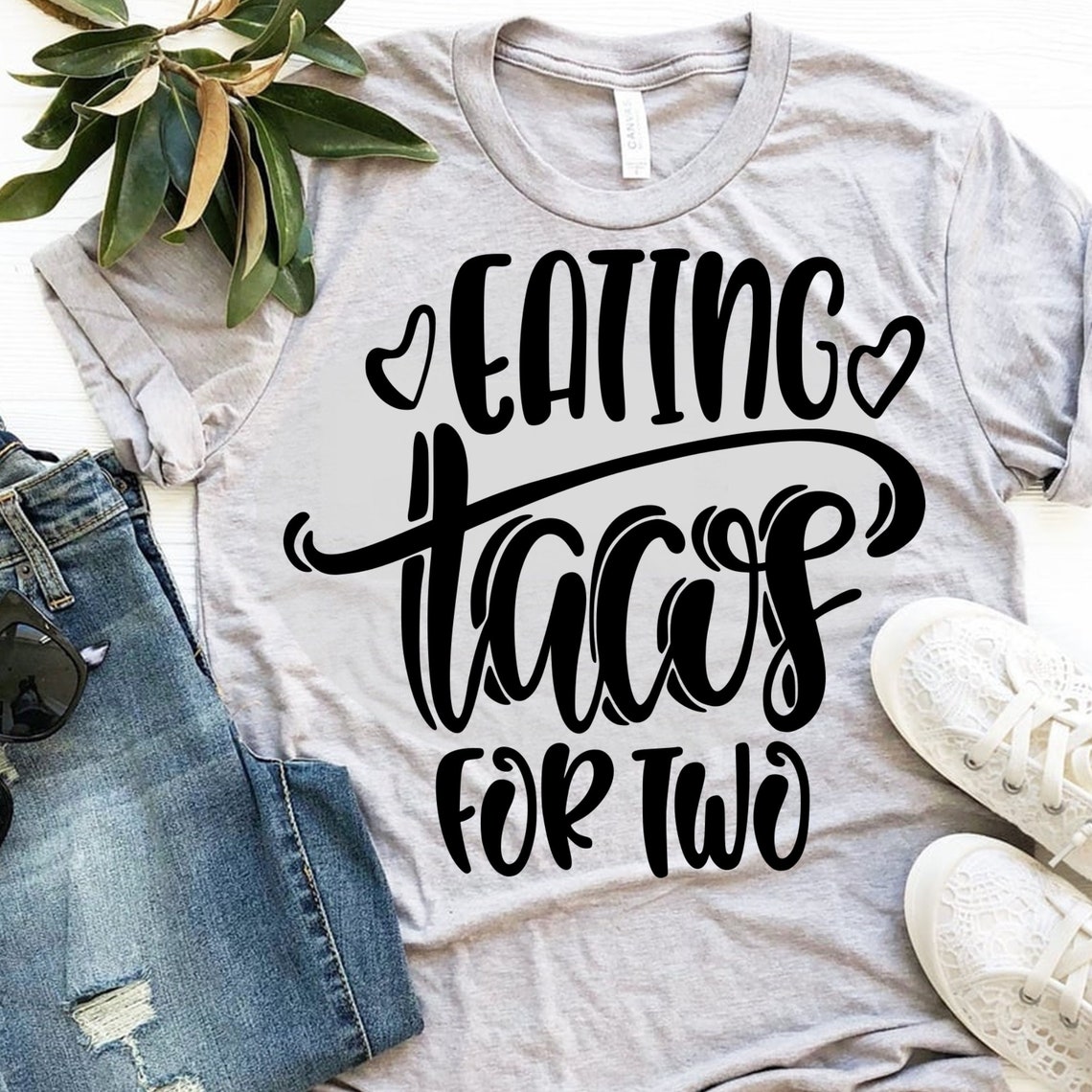 Eating Tacos for Two Svg Funny Pregnancy Svg New Mom Svg - Etsy