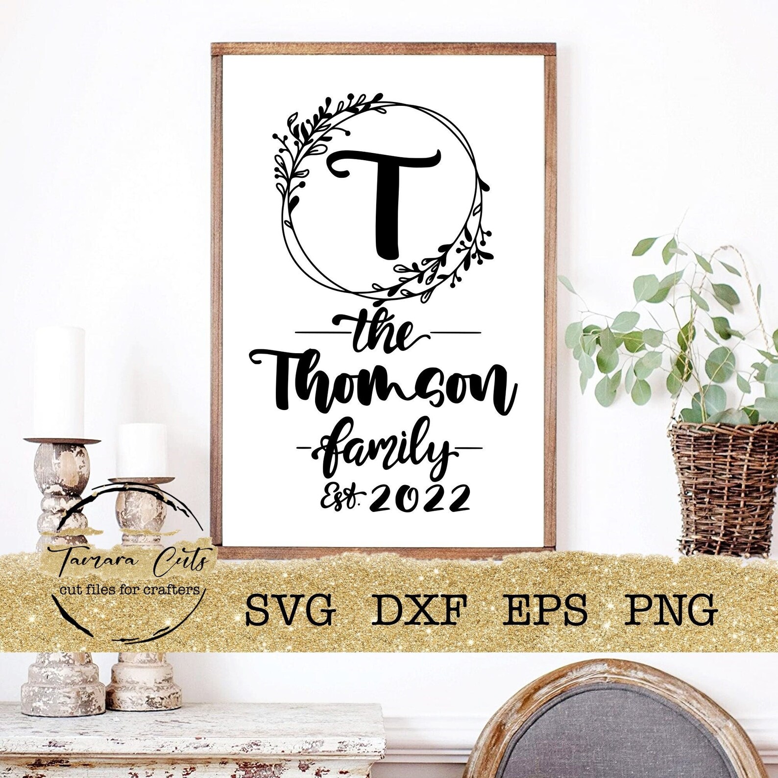 Family Name Svg Files Custom Svg Design Cut Files for Cricut | Etsy