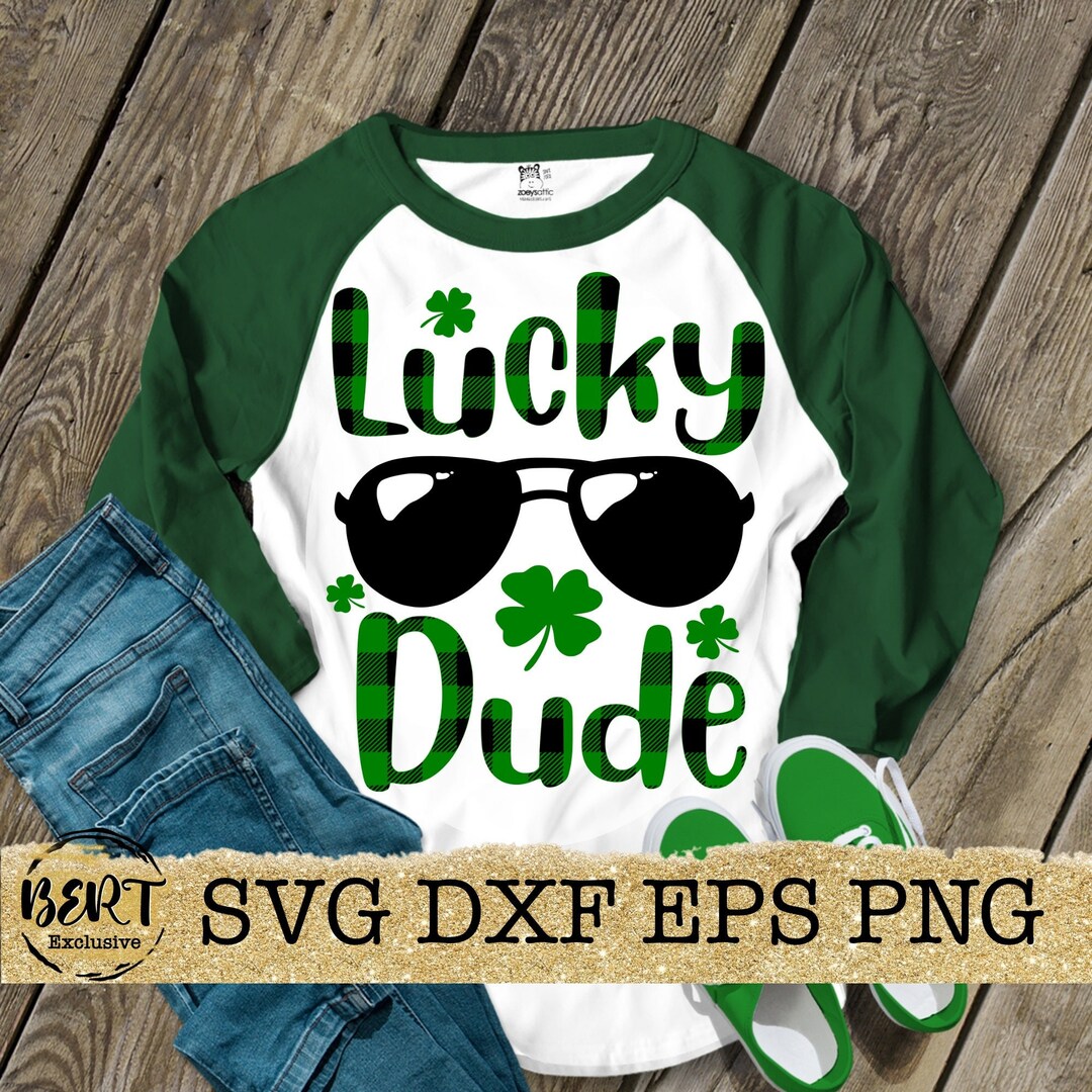 Lucky Dude Svg St Patricks Day Svg Cut Files For Cricut Silhouette