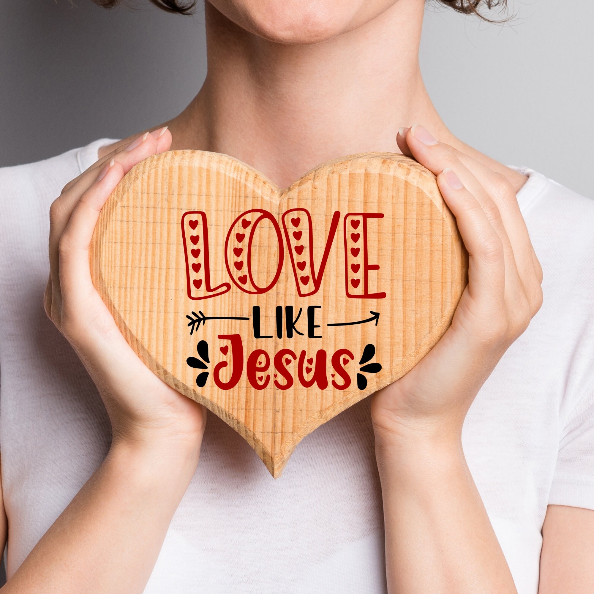 Love Like Jesus Svg Valentines Day Quote Svg Jesus Love Svg | Etsy