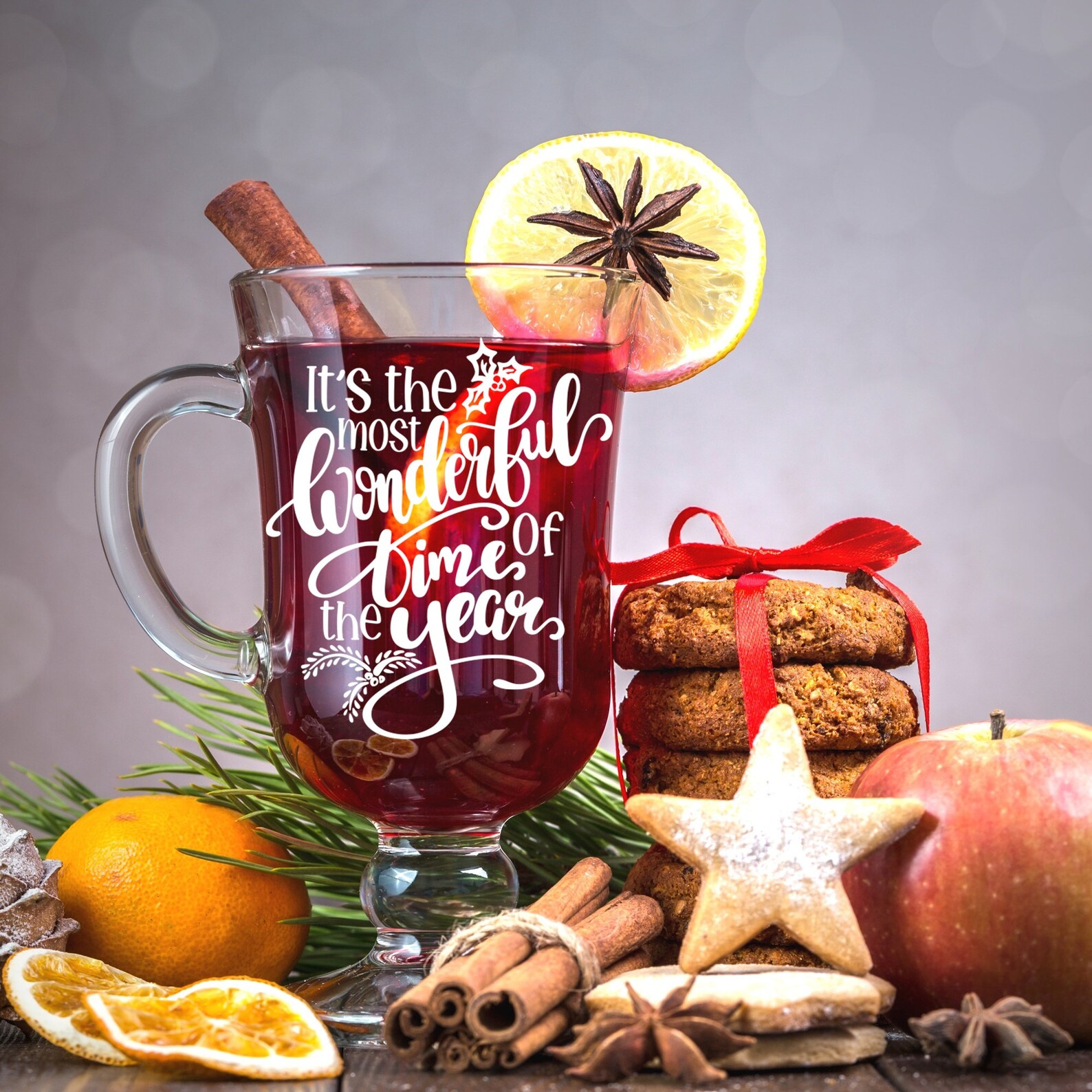 Its The Most Wonderful Time Of The Year Svg Christmas Quote Etsy