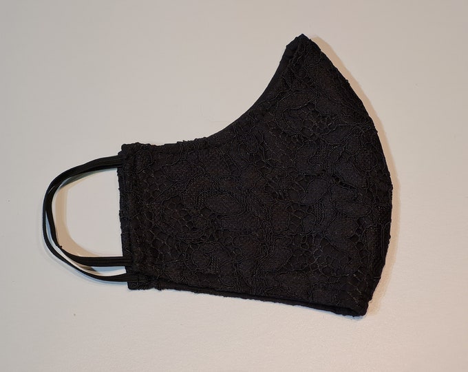 Pinstripe Face Mask With Spikes - Etsy UK