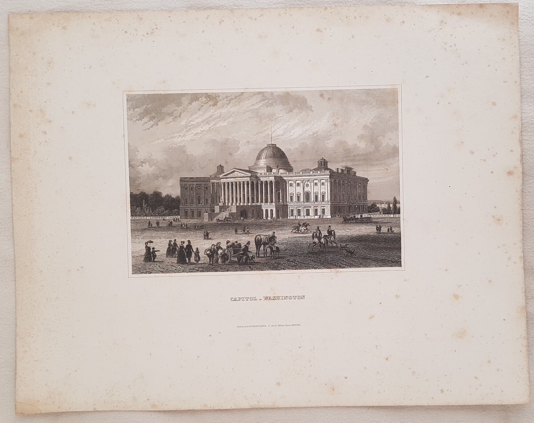 Animated View United States Capitol or Capitol Building Congress ...