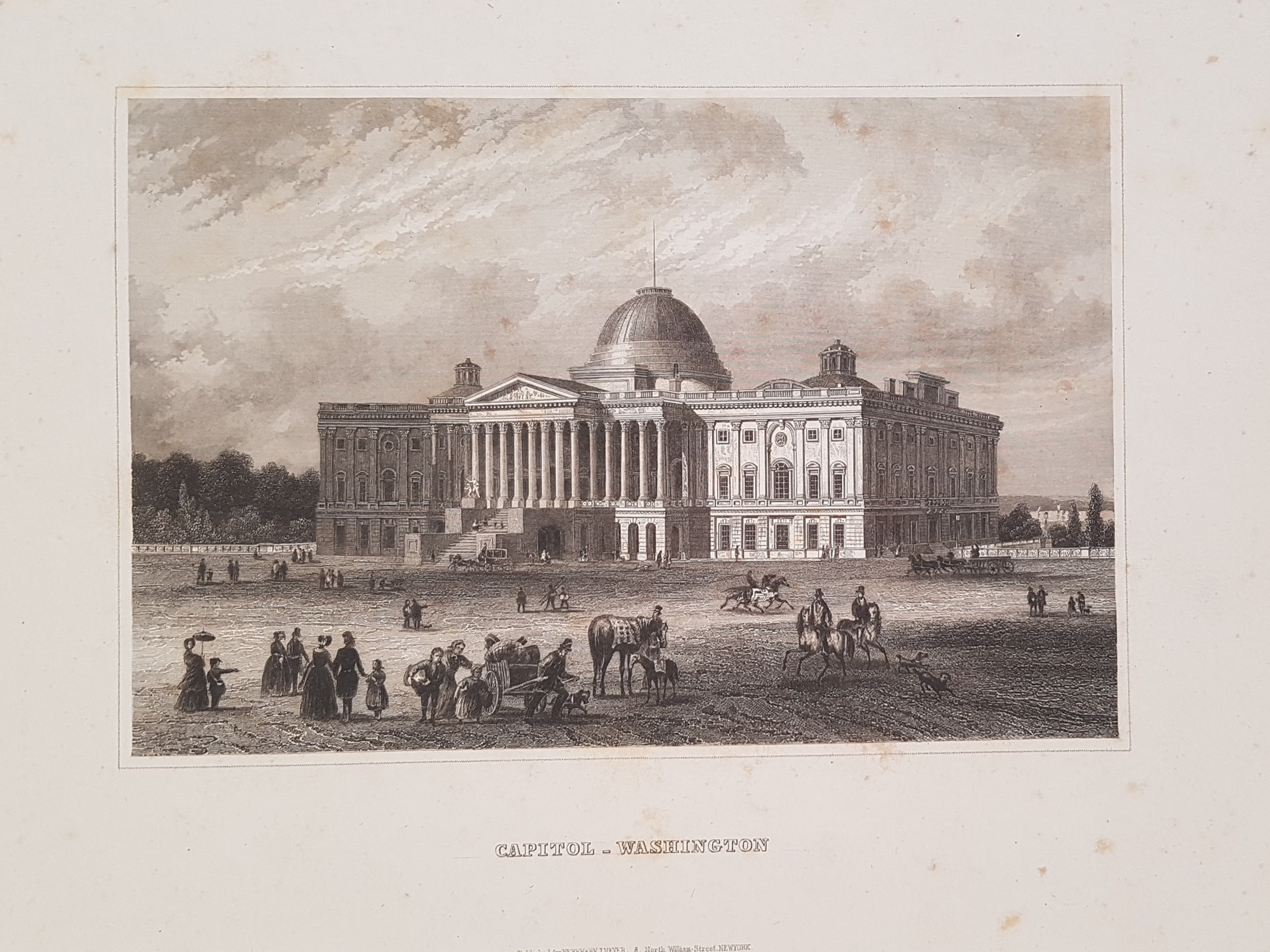 Animated View United States Capitol or Capitol Building Congress ...