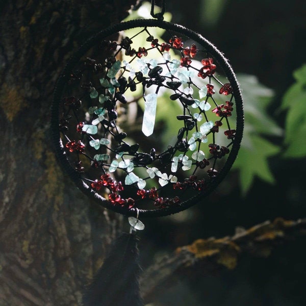 Crystal Dreamcatcher - Etsy