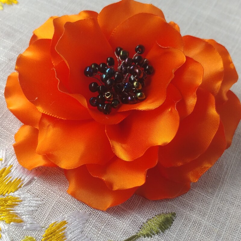 Orange Hair Clips - Etsy