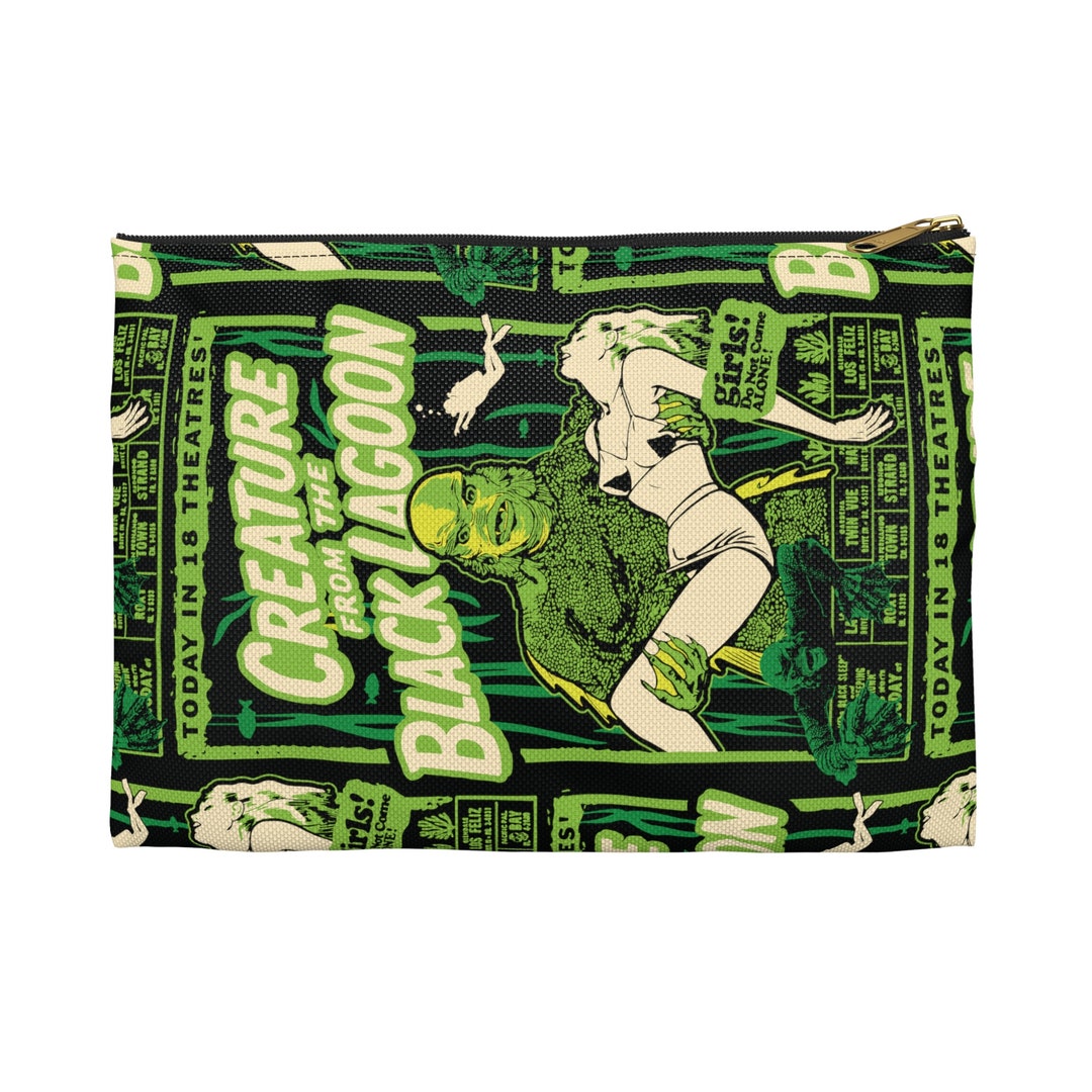 Makeup Pouch Horror Gift Bag Classic Monster Halloween Accessories - Etsy
