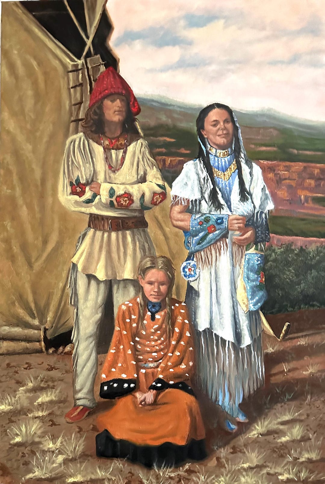 Old Mixed Native American Family - Etsy