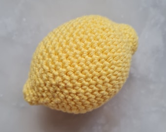 Crochet Lemon Decor for Tiered Tray Crochet Fruit Lemon Decor for ...